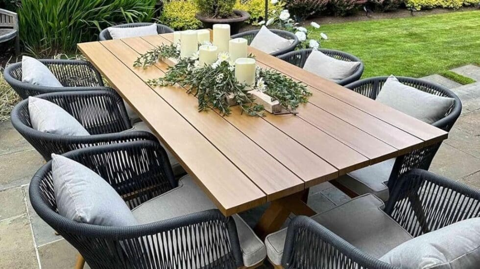 PURPLE LEAF Patio Dining Set Review: Wicker Outdoor Furniture | Home ...